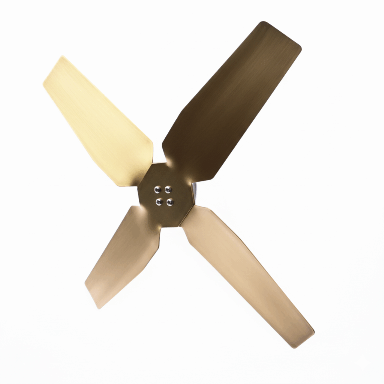 Solid Brass Fan Blade Accessory | Warpfive Fans