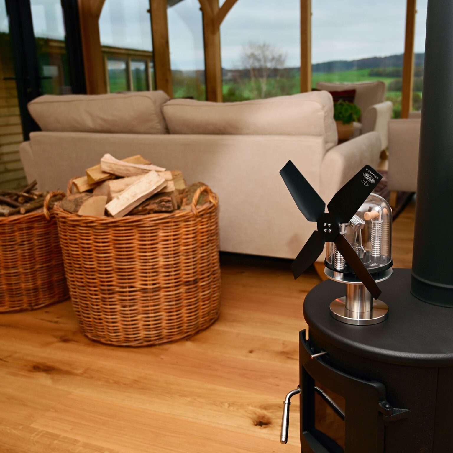 Precision Engineered Steelhead Stove Fan | Stirling Engine
